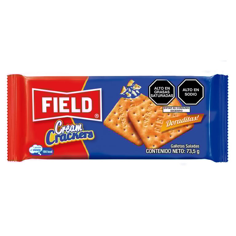 Galletas Cream Cracker Field de 73.5 g | Tottus Perú