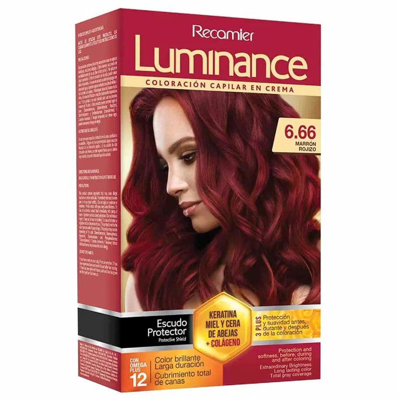Kit Tinte Para Cabello Luminance Tono Doble Marron Rojizo 6.66 | Tottus ...
