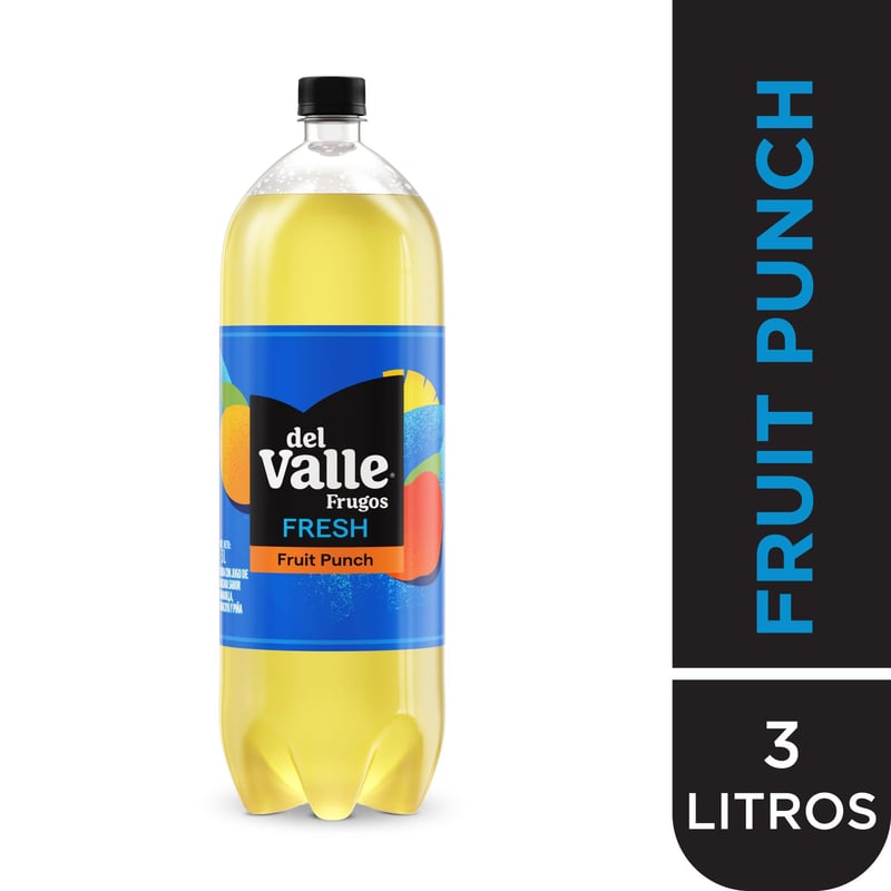BEBIDA FRUGOS VALLE FRESH FRUIT PUNCH BOT X 3L | Tottus Perú