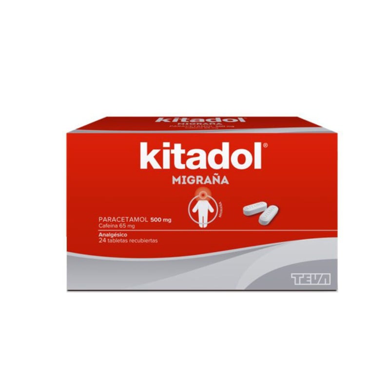 Analgésico Migraña Kitadol - 2 unidades x 12 unidades | Tottus Perú