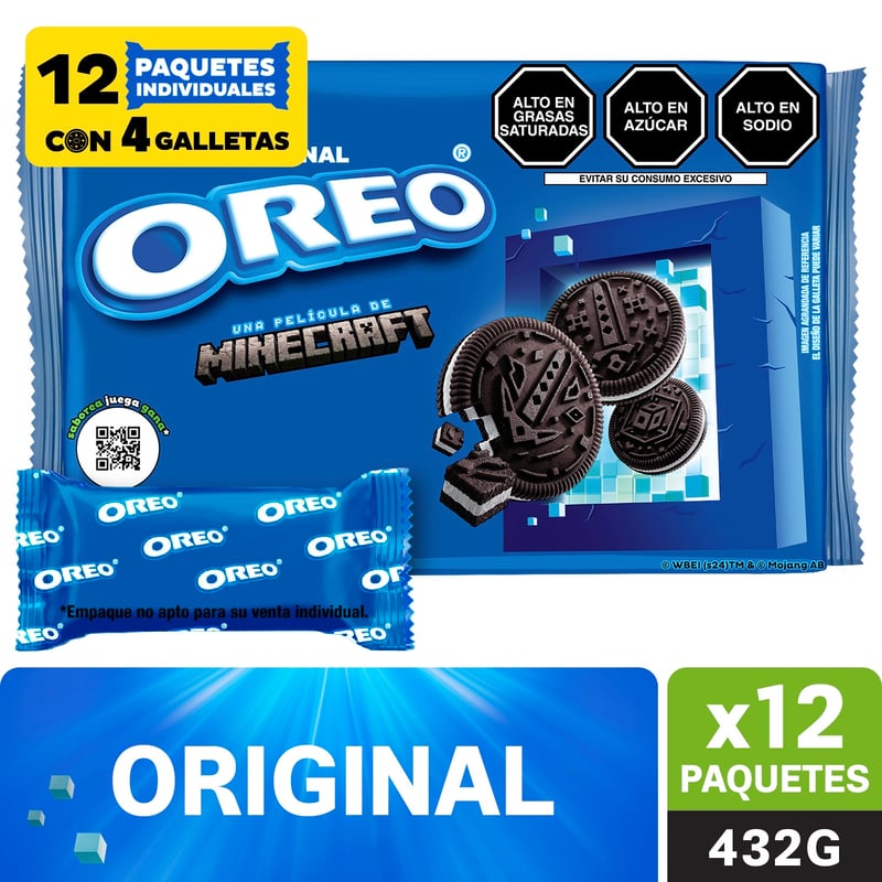 Galletas Oreo Regular 12 unidades | Tottus Perú