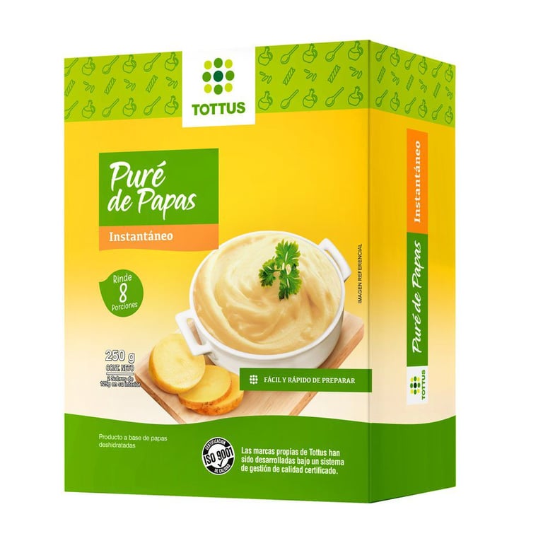 Puré de papas instantáneo 250 g | Tottus Perú
