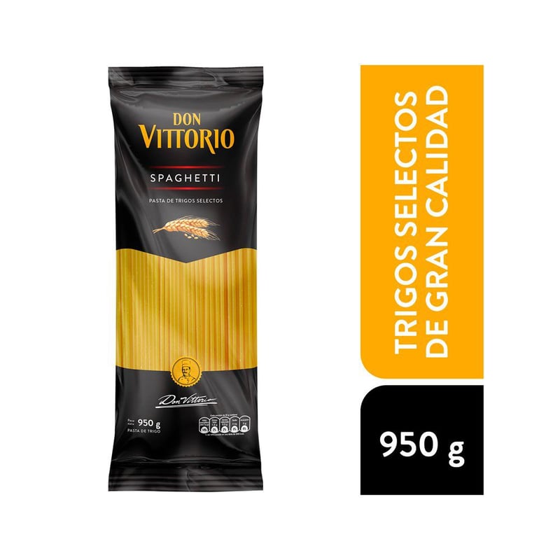 Fideos Don Vittorio Spaghetti 950 g | Tottus Perú