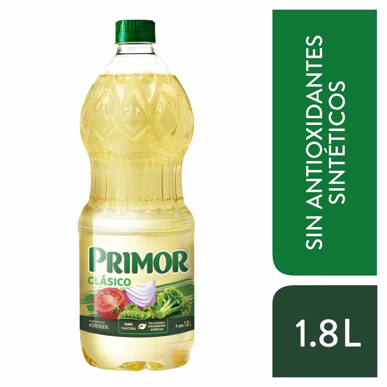 Aceite Vegetal Primor Botella 1.8 L | Tottus Perú