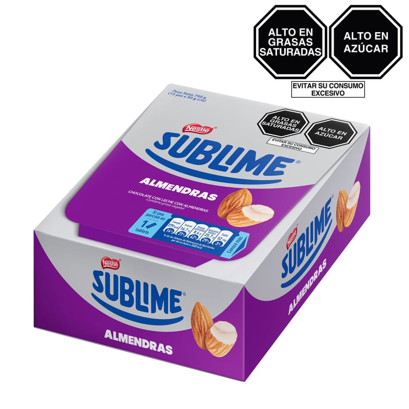 Chocolate Sublime Almendras Con Leche 50g | Tottus Perú