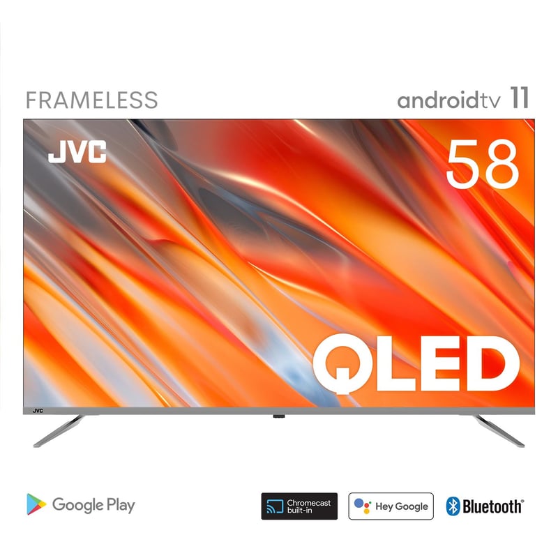 Televisor JVC 58 LT-58KB727 QLED 4K Smart TV Android Flex | Tottus Perú