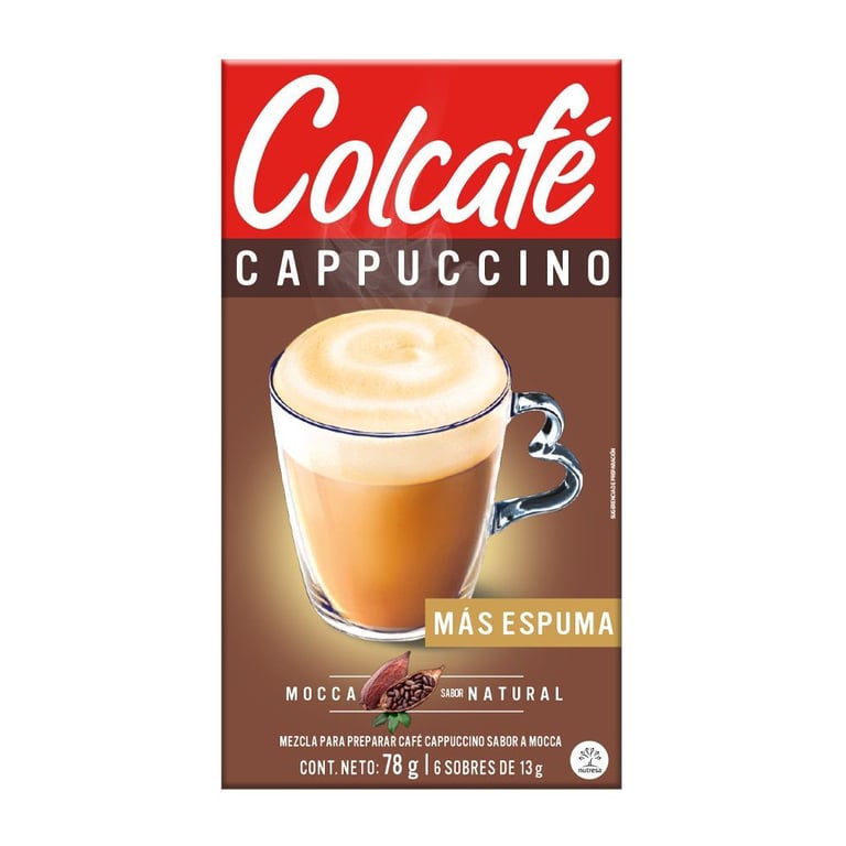 Café Colcafé Cappuccino Mocha 13 g | Tottus Perú