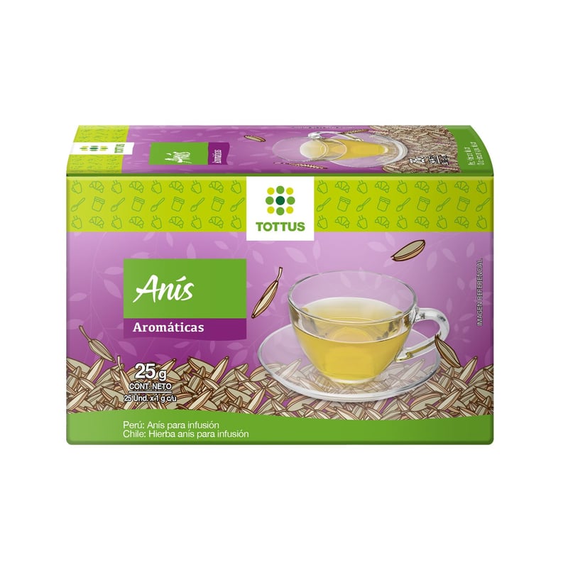 Anís Tottus x 25 Sobres | Tottus Perú