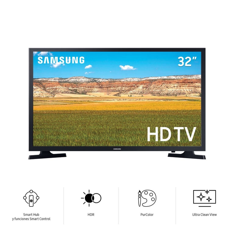 Televisor Samsung 32" UN32T4202AGXPE Led Hd Smart Tv | Tottus Perú