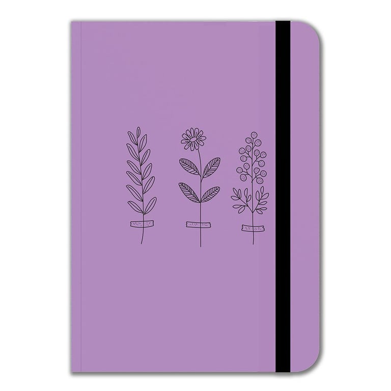 Libreta Apuntes A5 con Liga 96 Hojas Minerva | Tottus Perú