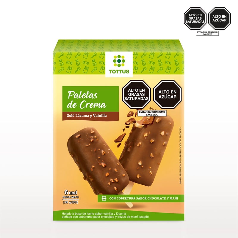 Pack de Helado de Vainilla y Lucuma de 294 g | Tottus Perú