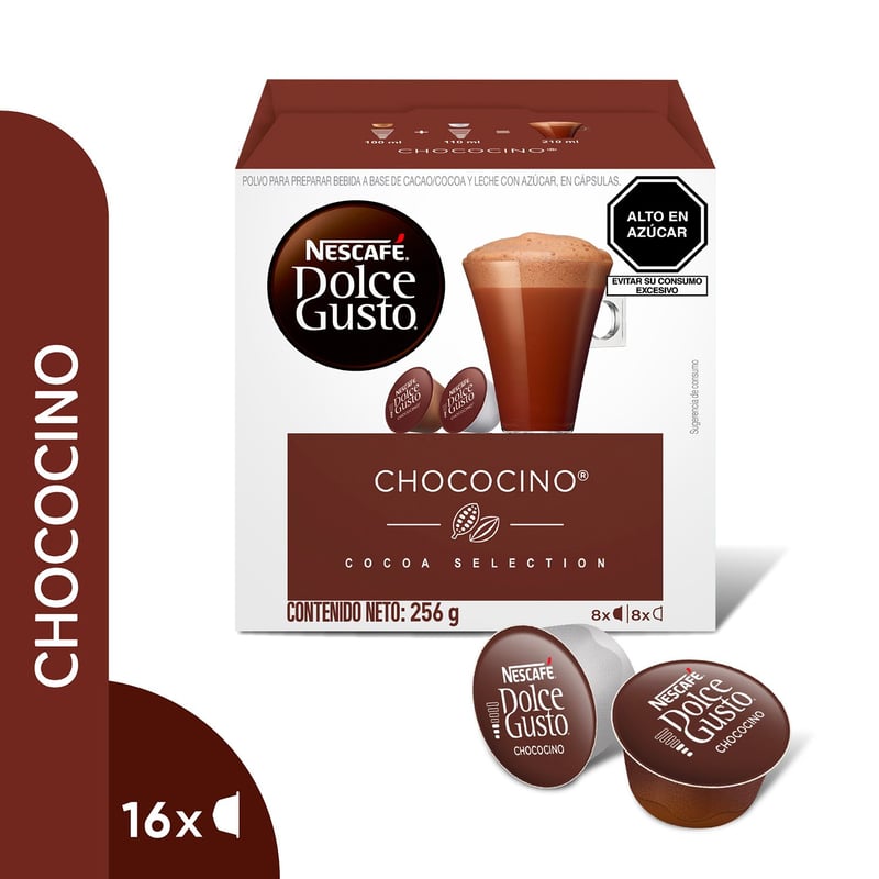 Dolce Gusto Cápsula de Chococino Cocoa Selection 256 g | Tottus Perú