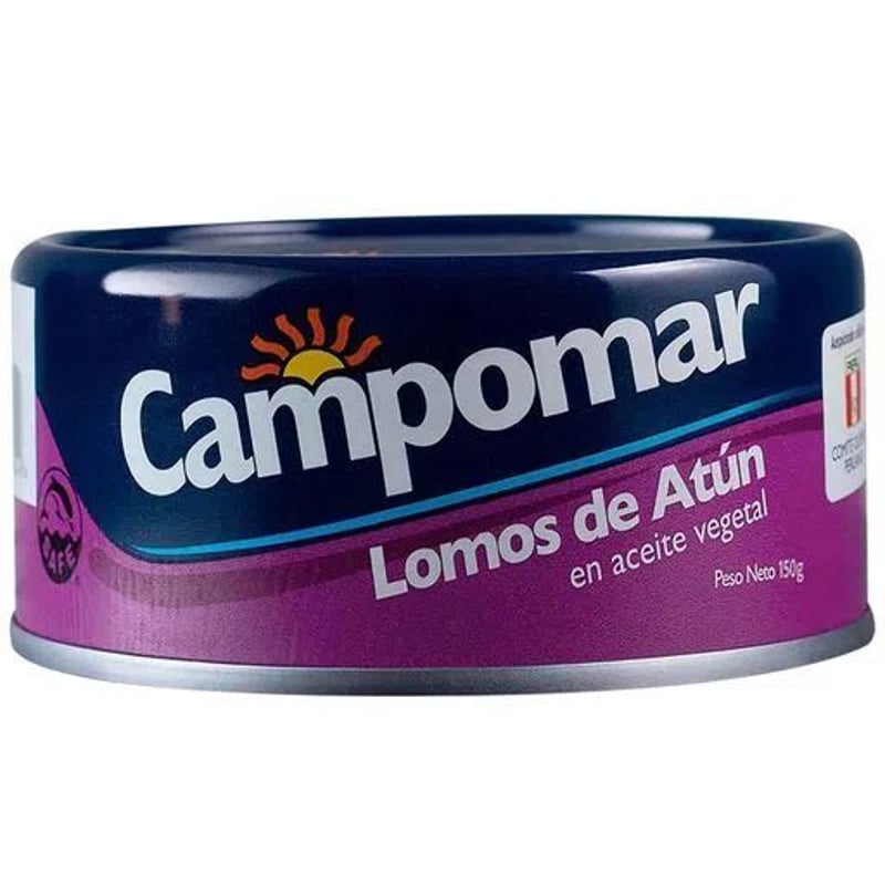 Lomo De Atún En Aceite Vegetal Campomar x 150 g | Tottus Perú