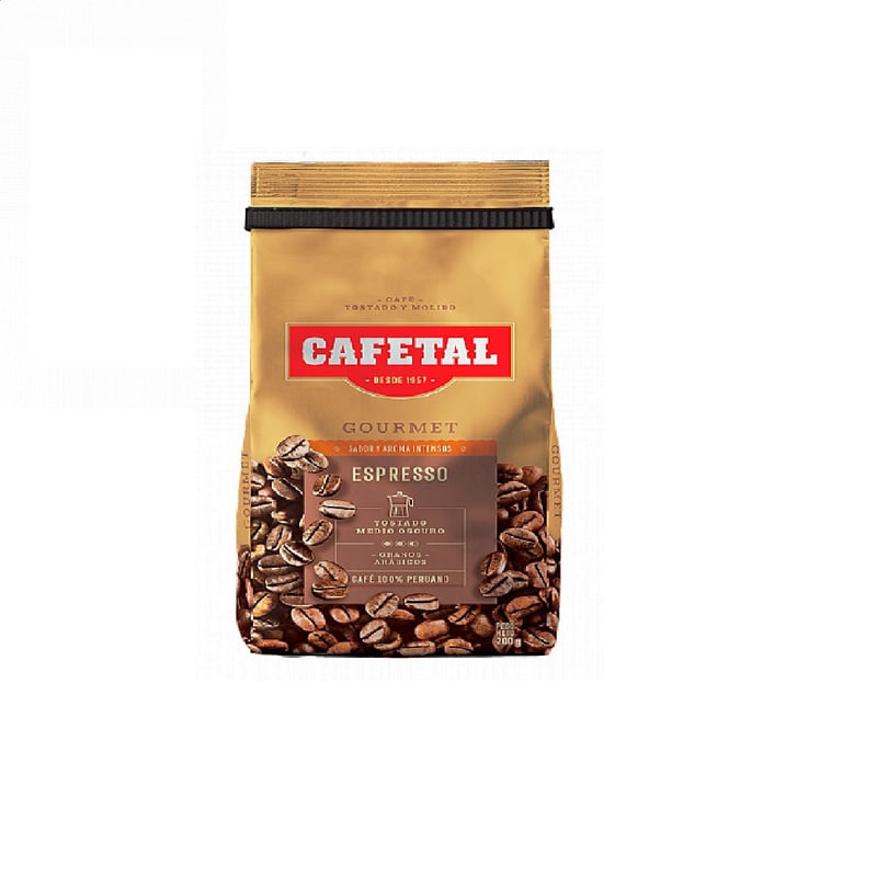 Café Gourmet Molido Cafetal Espresso 200g | Tottus Perú