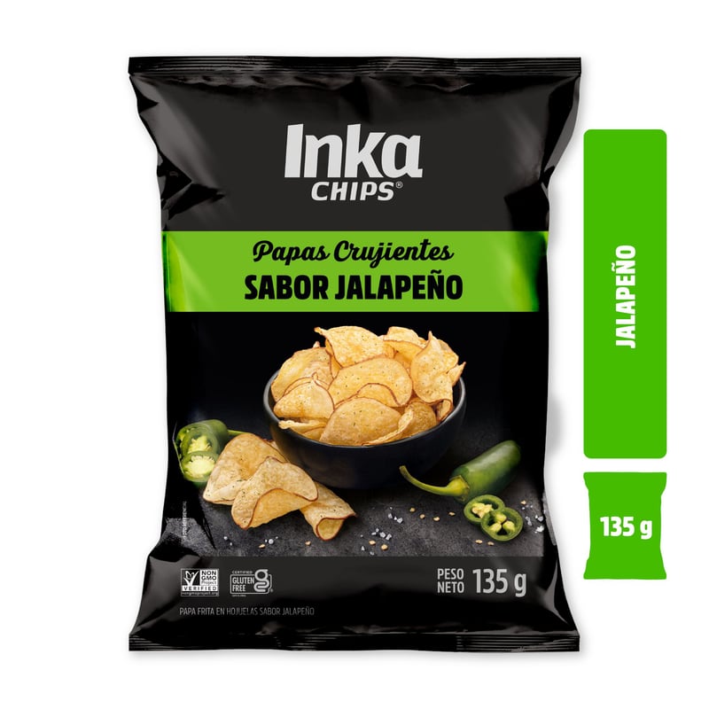 Papa Jalapeno Inka Chips 135g | Tottus Perú