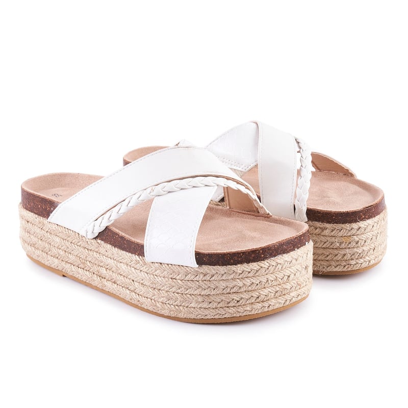 Sandalia Yute Plataforma Cruzada Mujer Redwood | Tottus Perú