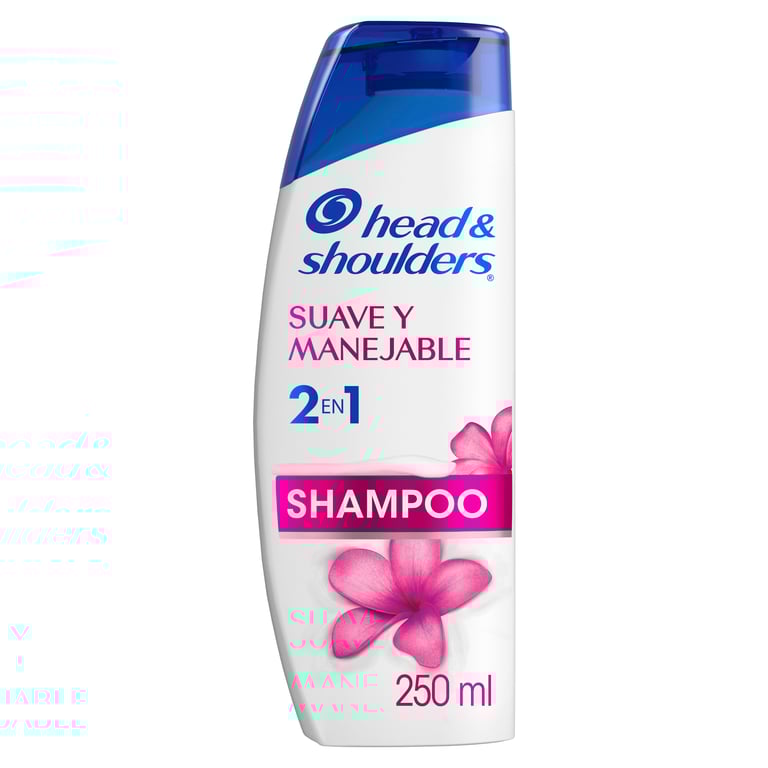 Shampoo Head Shoulders 2 En 1 Suave Manejable Control Caspa Botella 250 ...