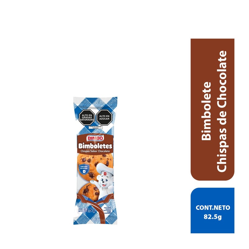 Keke Bimboletes con Chispas Bimbo 82.5g | Tottus Perú