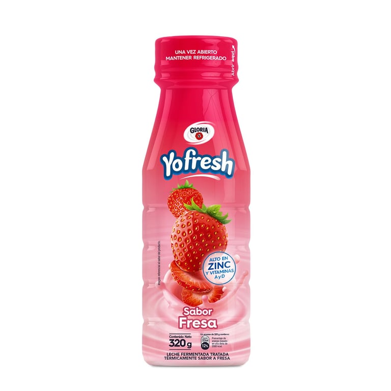 Bebida Láctea Gloria Yofresh Sabor Fresa 320g | Tottus Perú