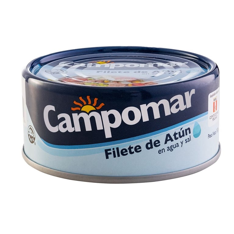 Filete De Atún En Agua Y Sal Campomar x 150 g | Tottus Perú
