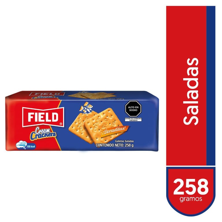 Galletas Saladas Field Cream Cracker 258 g | Tottus Perú