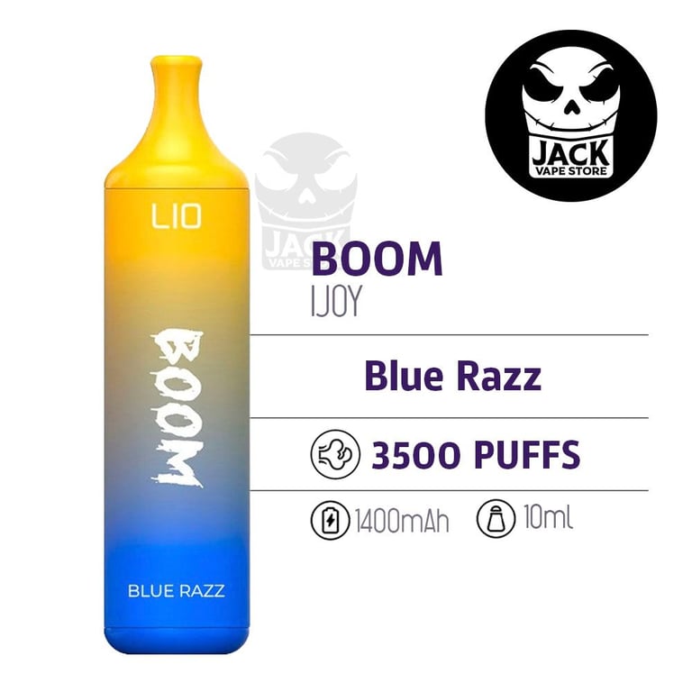 VAPEADOR BOOM BLUE RAZZ DE 3500PUFF | Tottus Perú