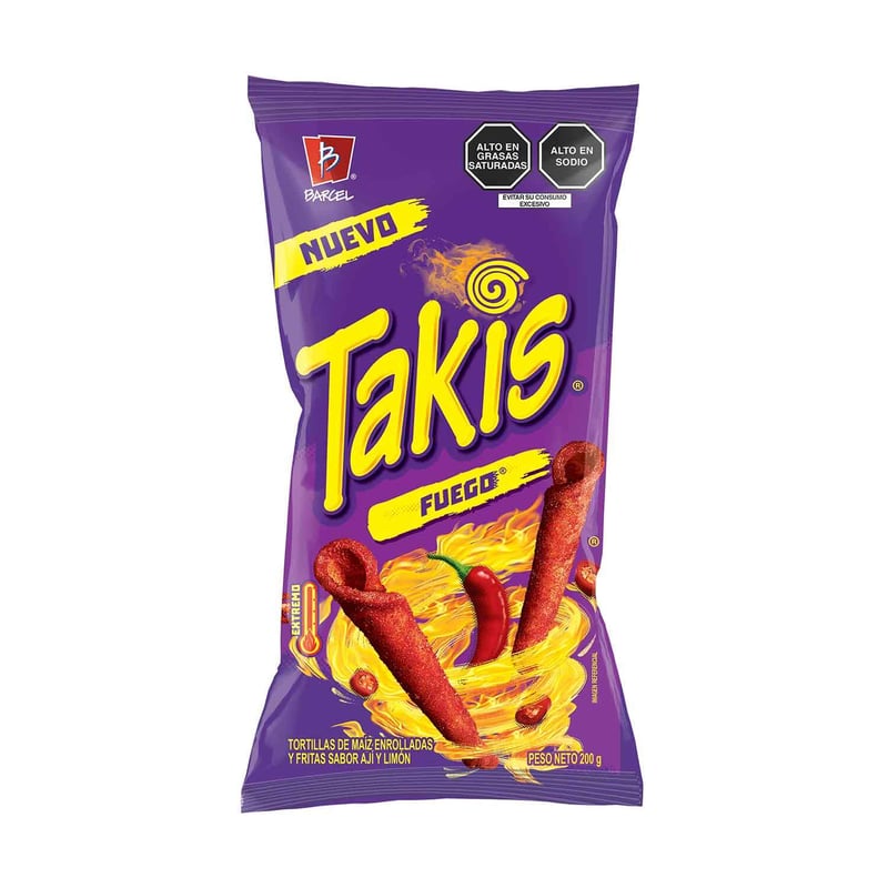 TAKIS FUEGO 1P 200G FLOW BAR EXP | Tottus Perú