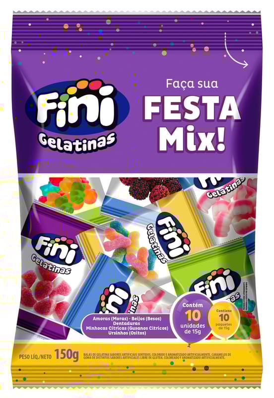 Goma Fiesta Mix Fini 150 g | Tottus Perú