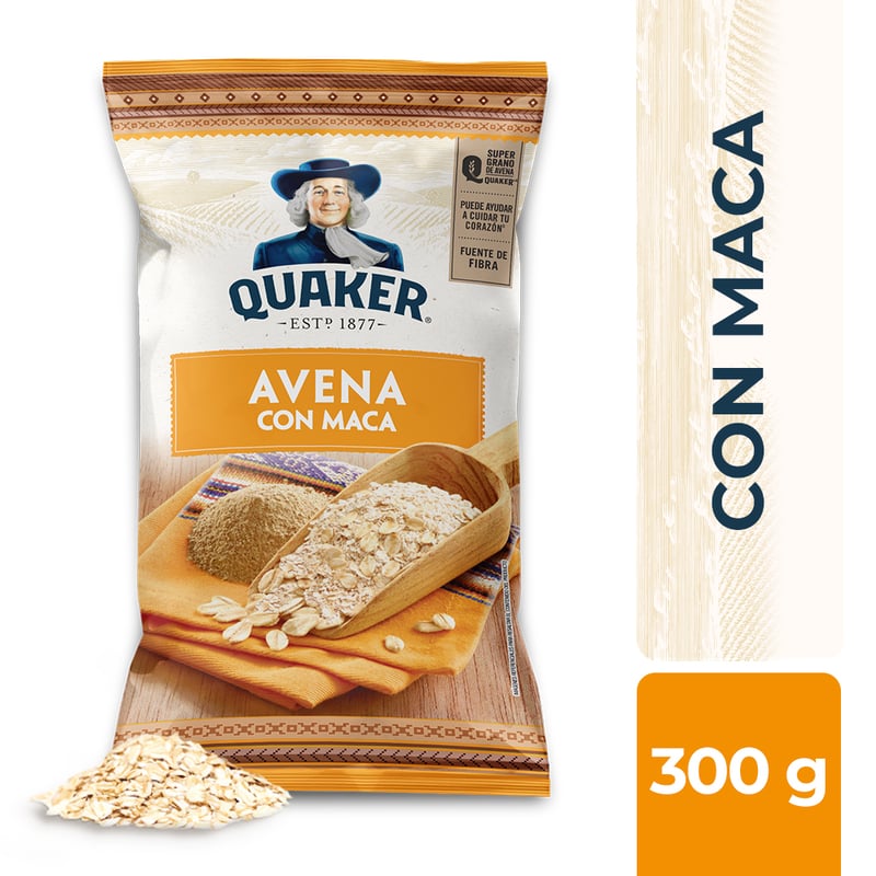 Avena Quaker Con Maca 330 g | Tottus Perú