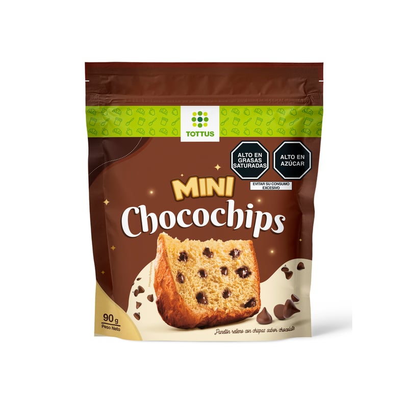 Mini Panetón Tottus Chispas De Chocolate Bolsa 90 g | Tottus Perú