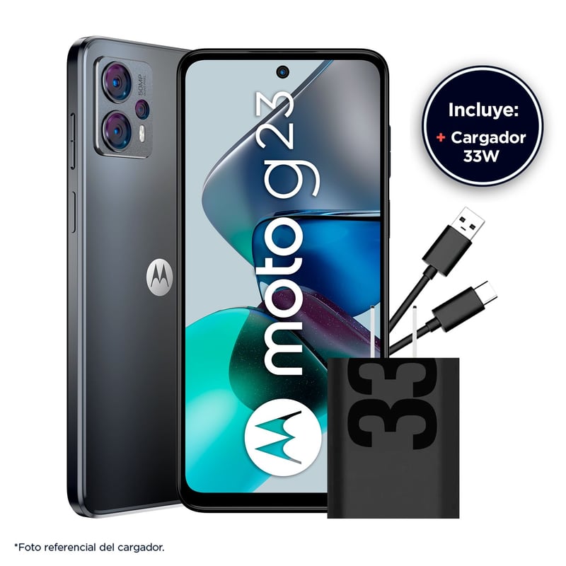 Smartphone Moto G23 4GB 128GB Gris | Tottus Perú