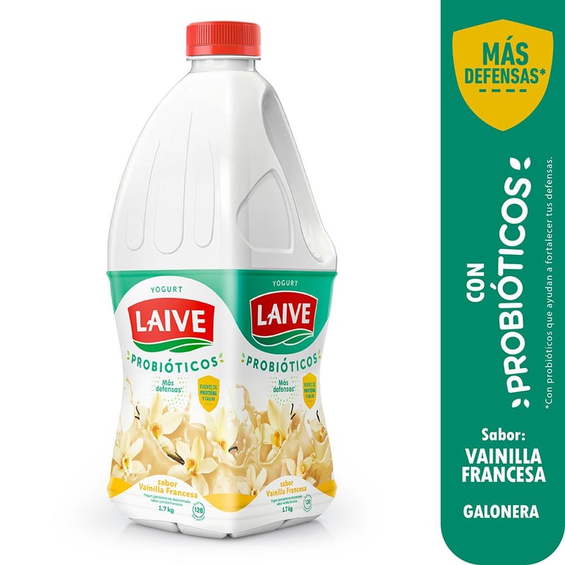 Yogurt Sabor Vainilla Francesa Laive 1.7Kg | Tottus Perú