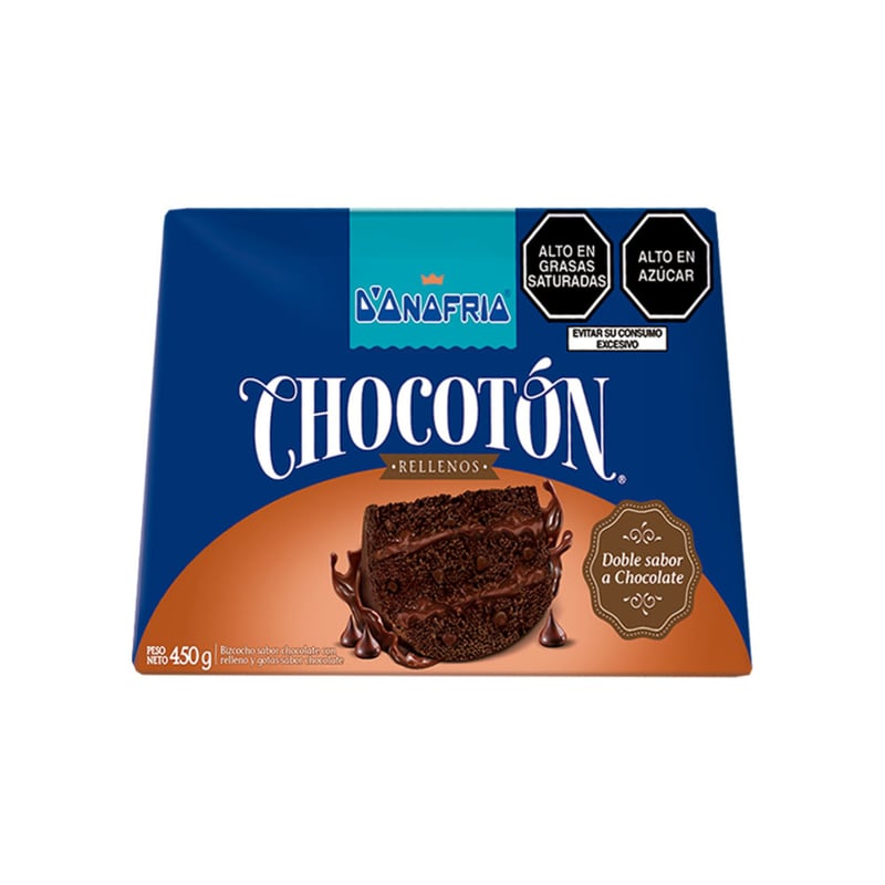 Paneton Donofrio Chocotón Relleno Doble Chocolate Caja 450 g | Tottus Perú
