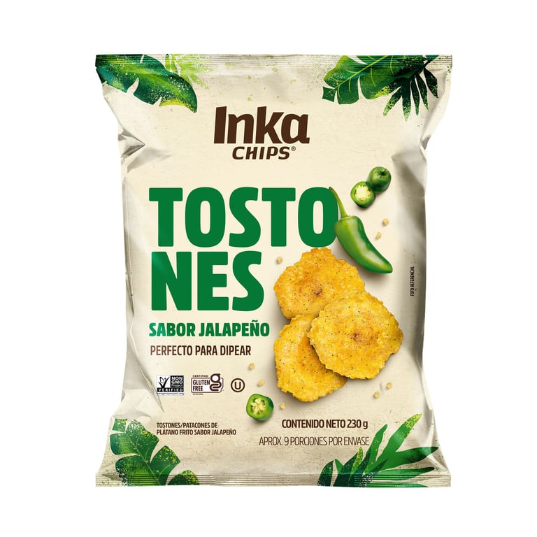 Tostones Jalapeño Inka Chips x 230 g | Tottus Perú