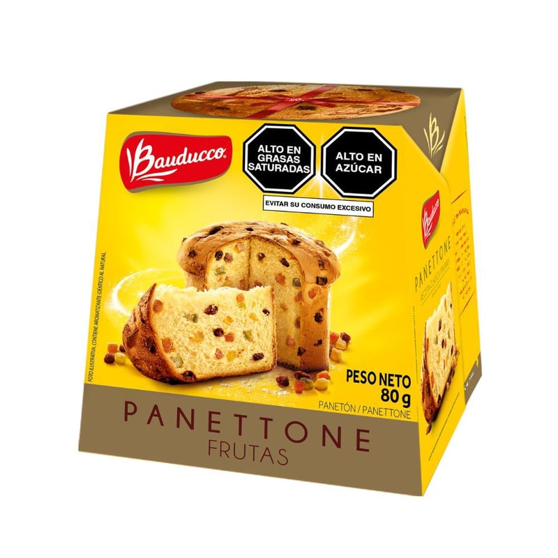 Mini Panettone Frutas Bauducco Caja X 80 gr | Tottus Perú
