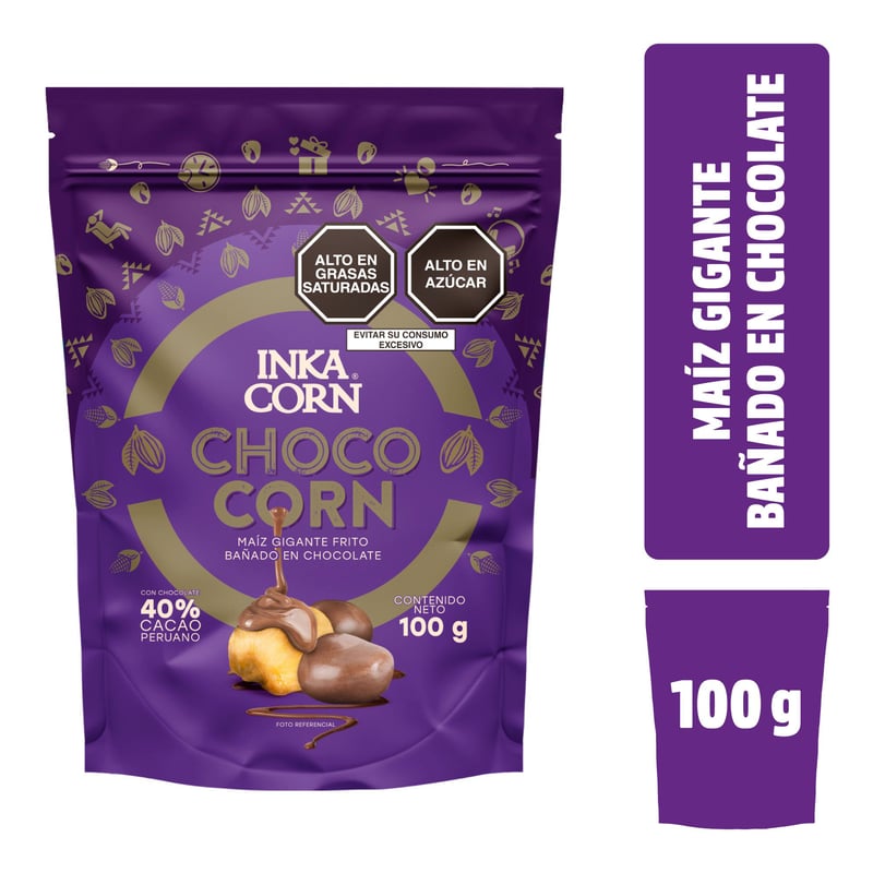 Inka Corn Maíz Frito Banado En Chocolate 100 g | Tottus Perú