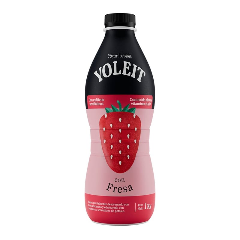 YOGURT BEBIBLE SABOR FRESA 1 KG | Tottus Perú