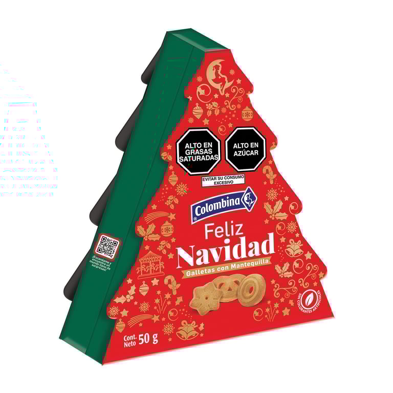 Galletas Mini Árbol Navidad x 50 g | Tottus Perú