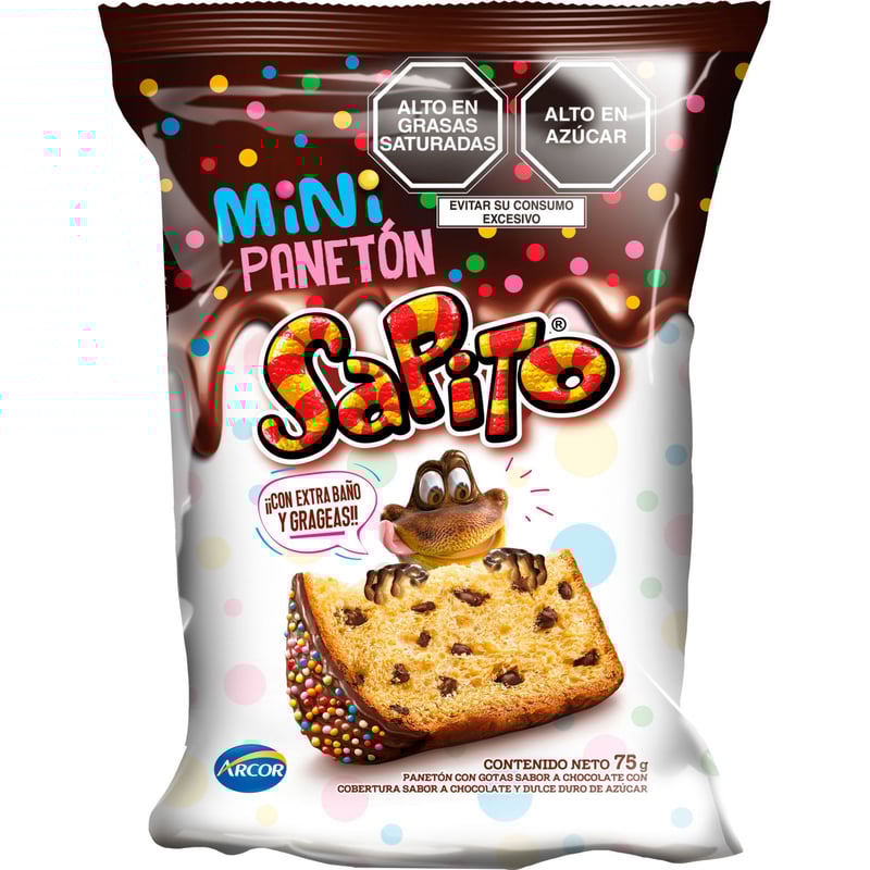 Mini Panetón Sapito Bolsa x 75 g | Tottus Perú
