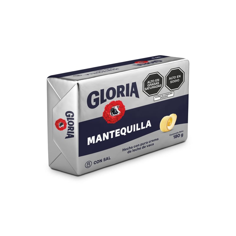 MANTEQUILLA CON SAL 180 GR BARRA | Tottus Perú