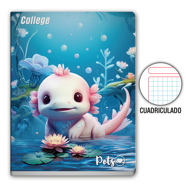Cuaderno Rayado College Pets Deluxe 80 Hojas | Tottus Perú
