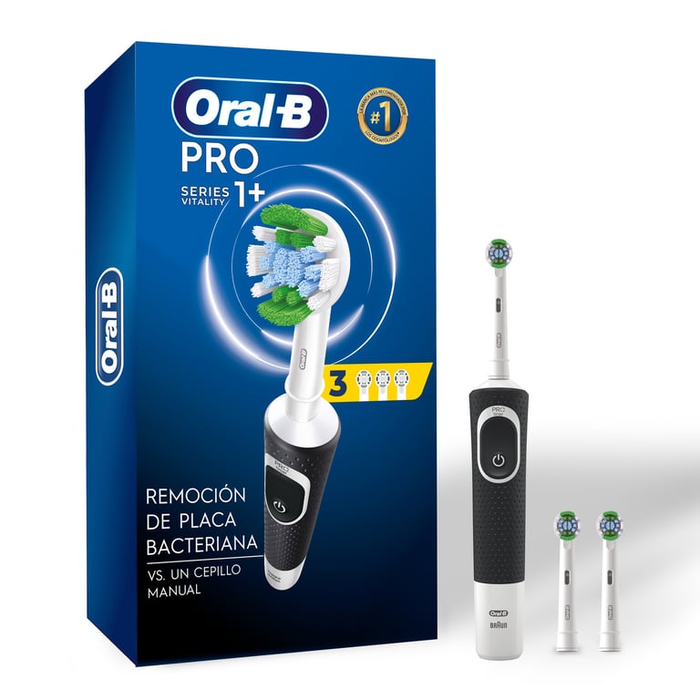 Cepillo Eléctrico Oral B Recargable Oral B Vitality 100 + Repuestos ...