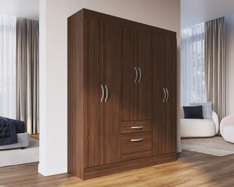 Ropero 6 Puertas 1 Cajon 1 Zapatera | Tottus Perú