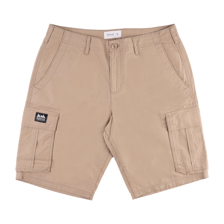 Short Cargo Color Entero Hombre Redwood | Tottus Perú