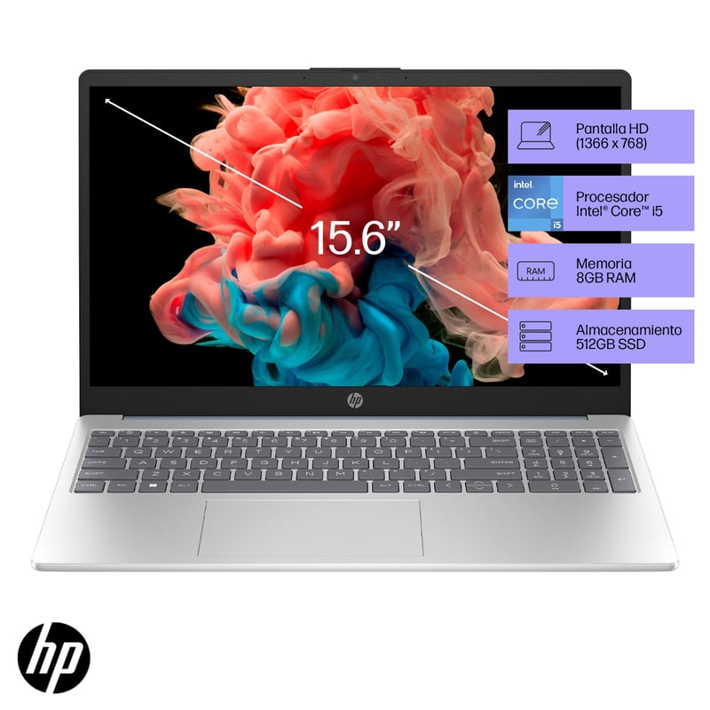 Laptop HP CI5 1235U 8GB 512GB | Tottus Perú