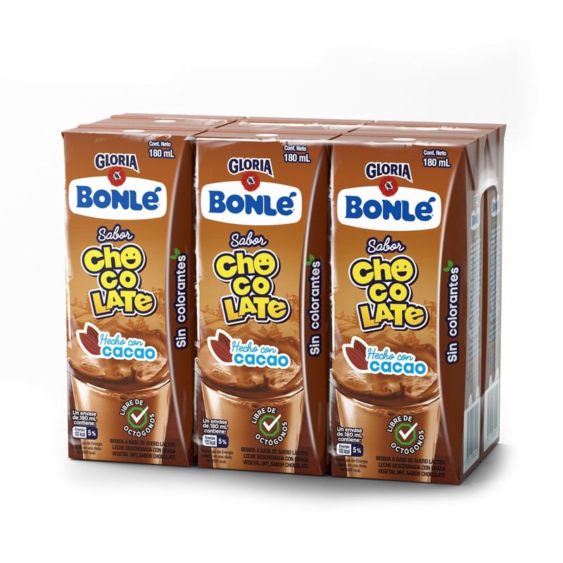 Sixpack Bonle Uht Chocolatada 180 mL | Tottus Perú