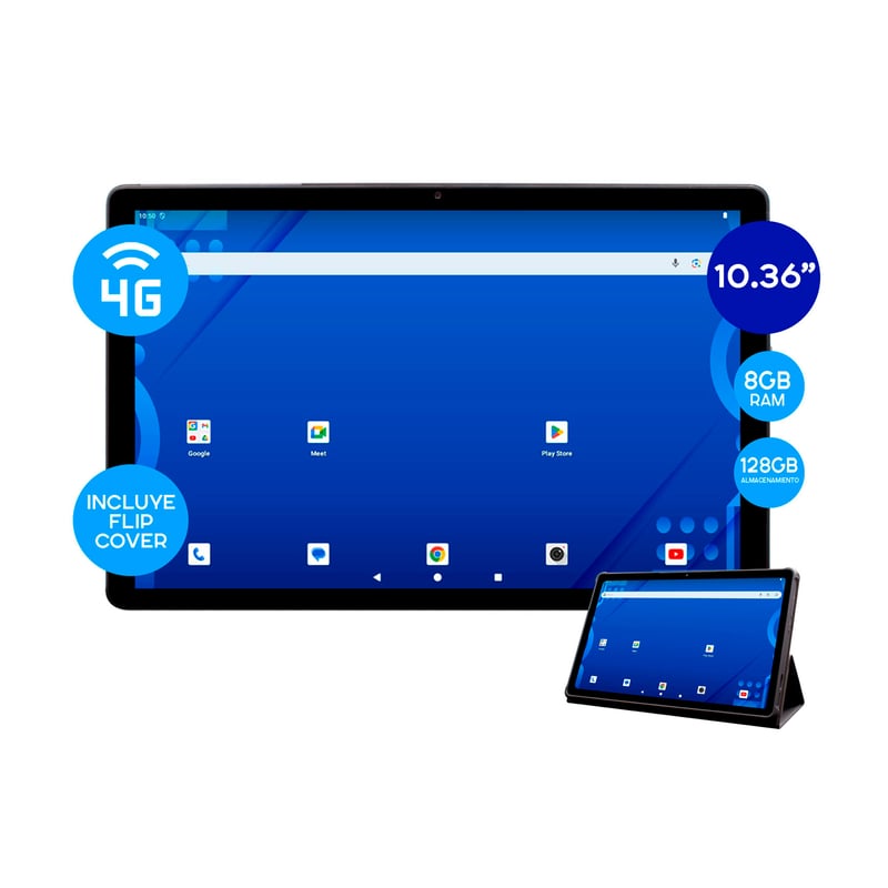 Tablet Advance Np6050 4G 10.36 8Gb 128Gb Negra | Tottus Perú