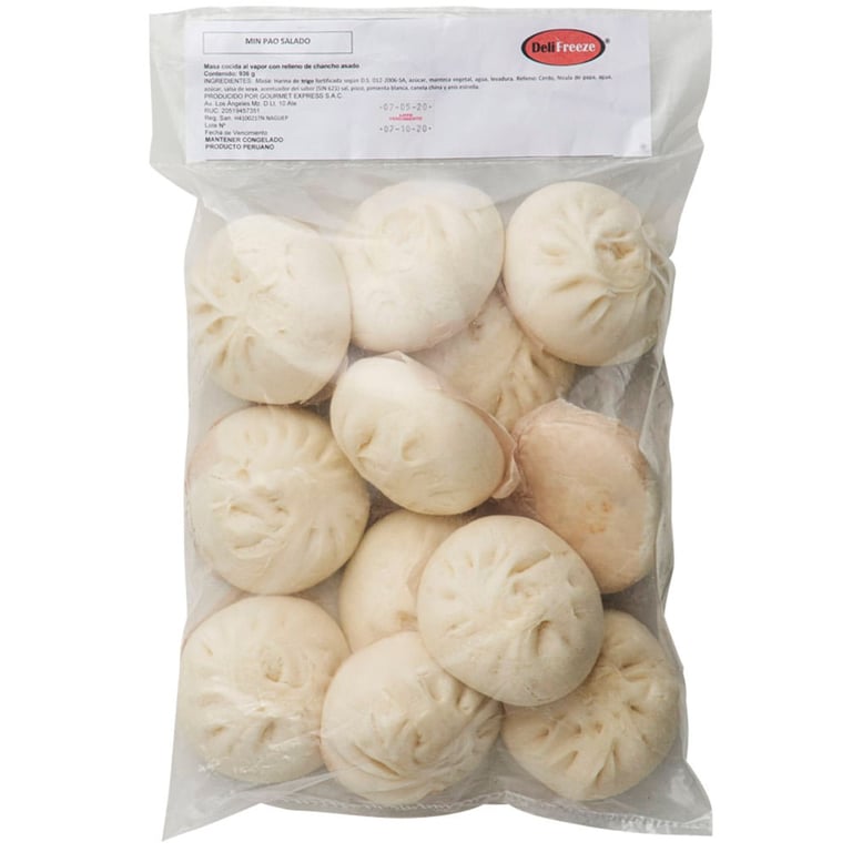 Mini Min Pao Salado Delifreeze (12 unidades) | Tottus Perú