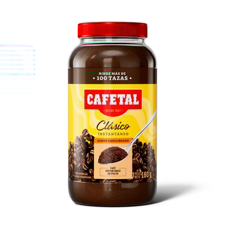 Café Instantáneo Cafetal Clásico Polvo Frasco x 180 g | Tottus Perú