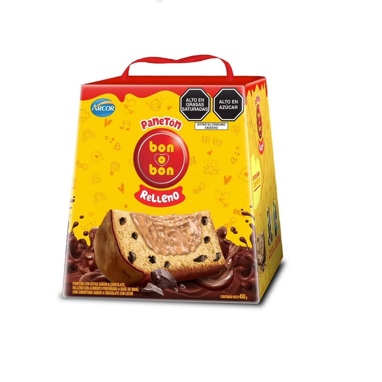 Panetón Bon O Bon Relleno Caja x 450 g | Tottus Perú
